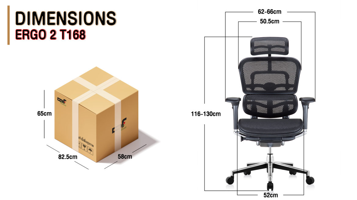 Ergohuman Series - Ergo 2 Plus (T168) - เก้าอี้เพื่อสุขภาพ - Ergohuman ...